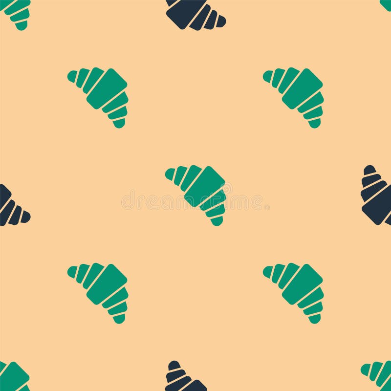 Green Background Croissant Stock Illustrations – 1,165 Green Background ...