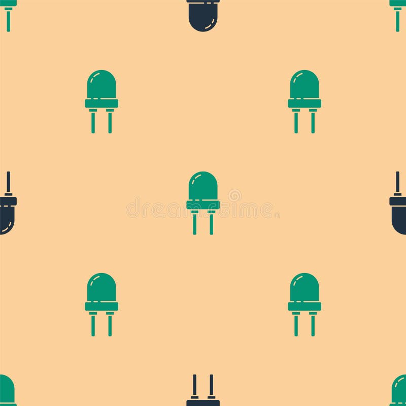 Light Emitting Diode Green Stock Illustrations – 952 Light Emitting ...