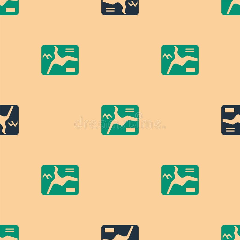 Green and Black Topographic Map with Route and Coordinates Icon ...