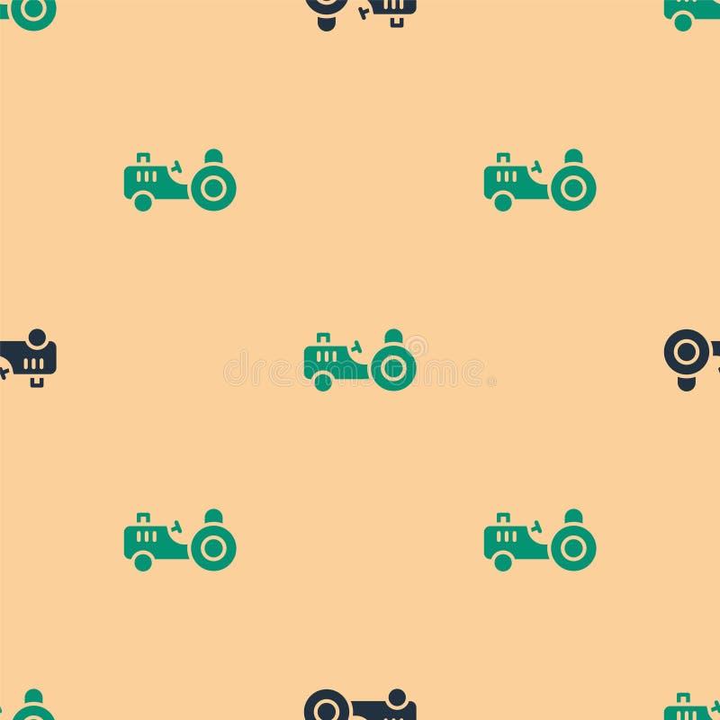 Green Tractor Pattern Stock Illustrations – 357 Green Tractor Pattern ...
