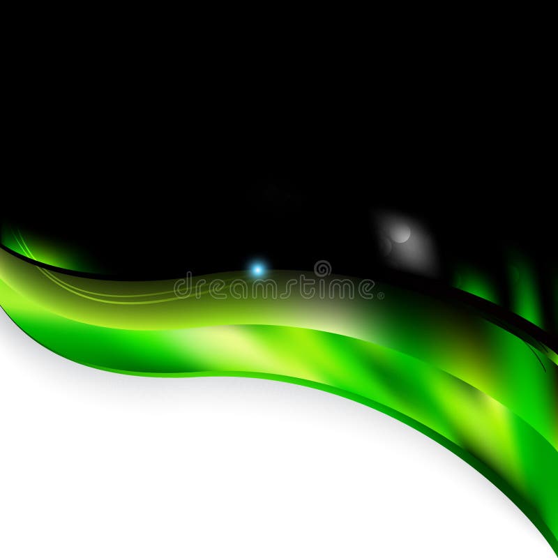 Green and Black Wave Powerpoint Background Beautiful Elegant ...