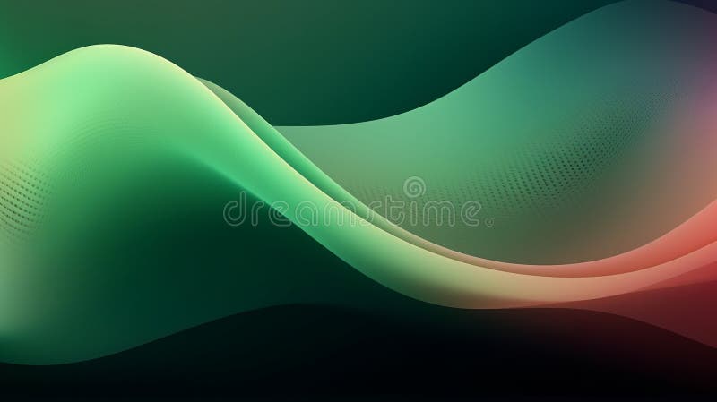 Green Blend Green on Light Background. Blurred Background. Creative ...