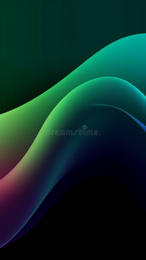 Green Blend Green on Light Background. Blurred Background. Creative ...