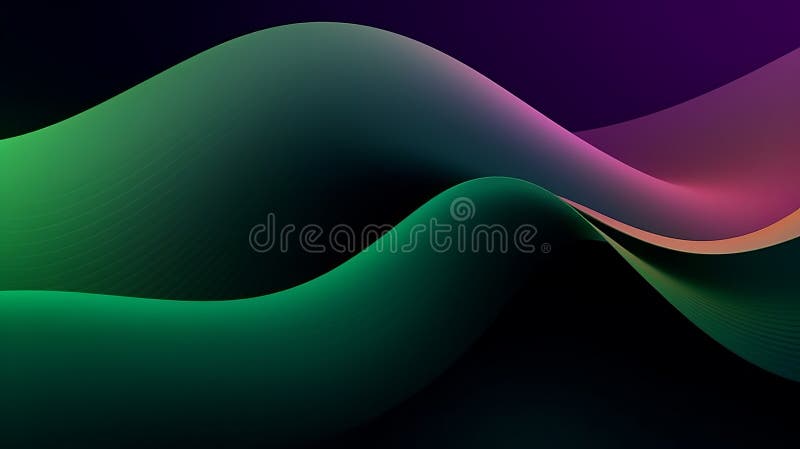 Green Blend Green on Light Background. Blurred Background. Creative ...