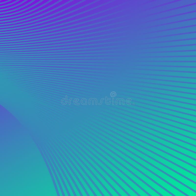 Green-blue Abstract Background with Wavy Lines - Vector Stock Vector ...