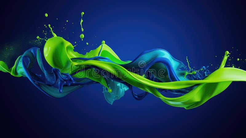 Green Blue Background Swish Stock Illustration - Illustration of ...