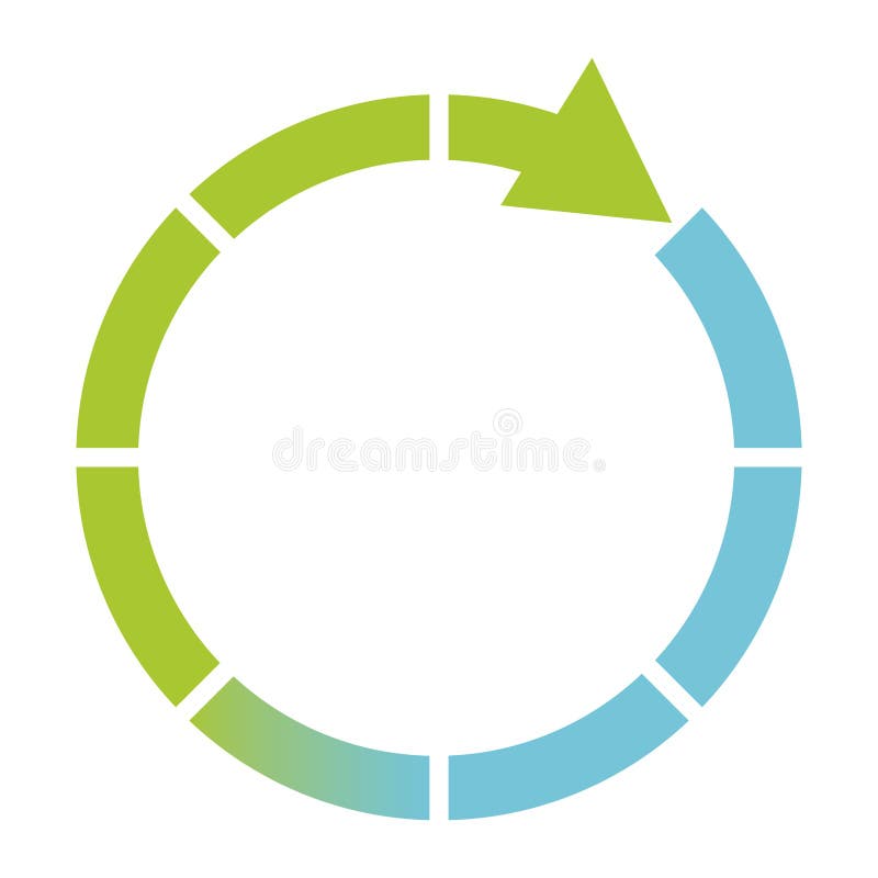 Green and blue cycle icon stock illustration. Illustration of blue ...