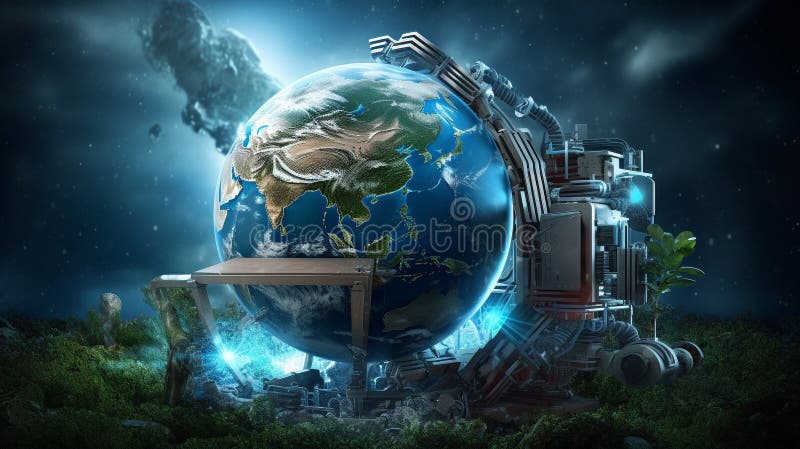 Green and Blue Earth. Green Technology and Environmental Technology ...