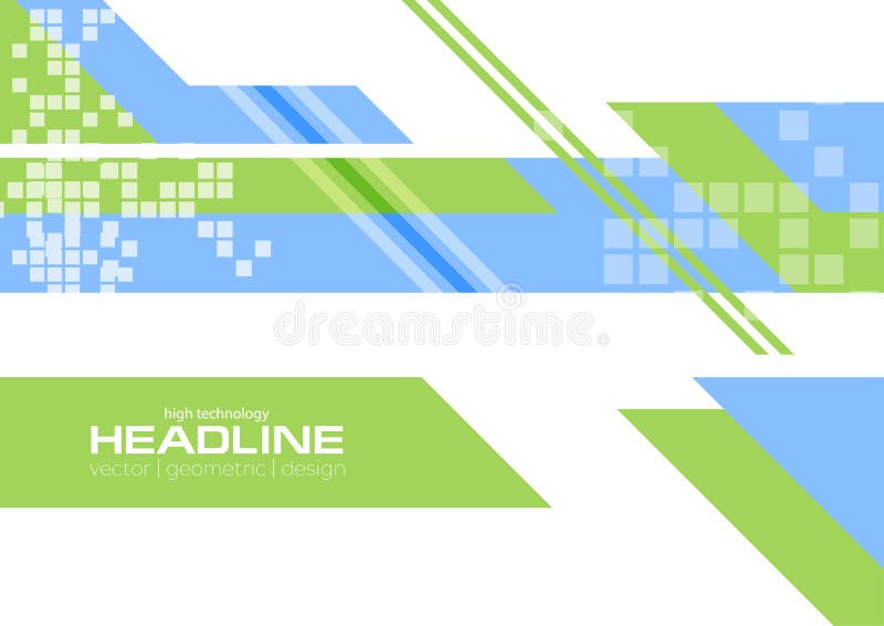 Minimal Flat Tech Bright Background Stock Vector - Illustration of line ...