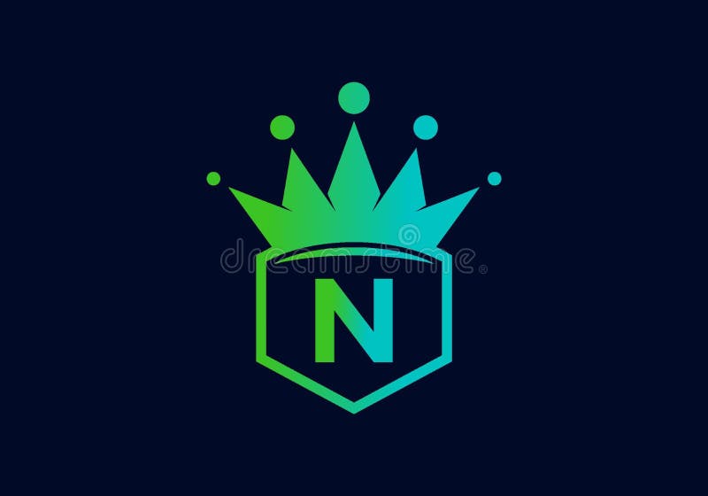 Crown Letter N Stock Illustrations – 549 Crown Letter N Stock ...