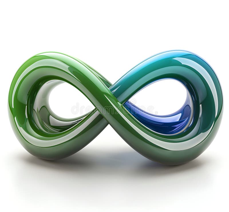 Green and Blue Business Growth Graph Icon 3D Object on White Background ...