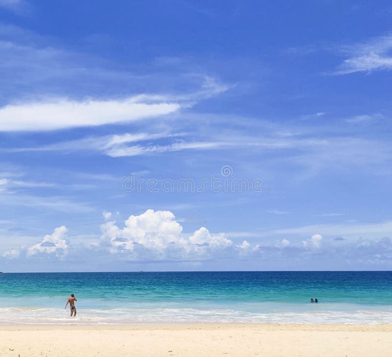 Good Weather on the beach stock photo. Image of vacation - 227594782