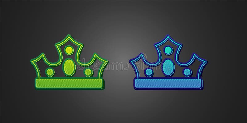 Blue King Crown Png