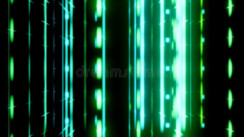 Green Blue Light Streaks, Bright Neon Rays, Transfer Data Network ...