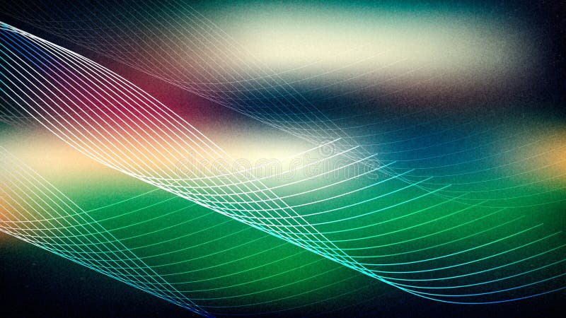 Green Blue Line Beautiful Elegant Illustration Graphic Art Design ...