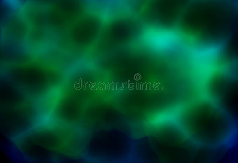 Abstract Green and Blue Micro Cosmic Background Stock Illustration ...