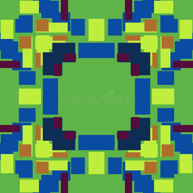 Green and Blue Pixel Background Stock Vector - Illustration of green ...