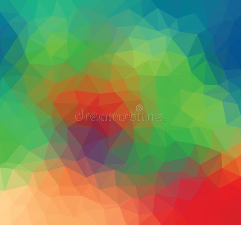 Green and blue triangle. stock vector. Illustration of minimalism ...