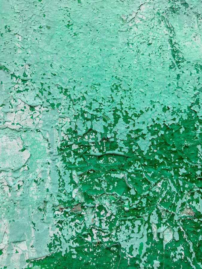 Green Blue Turquoise Concrete Wall with Deep Relief and Shadows. Rough ...