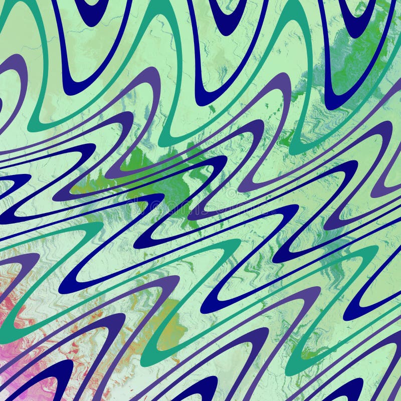 Green Blue Wave Square Waveform Pattern Waves Lines Wavelength ...