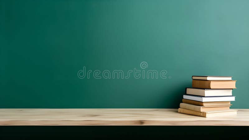 Green Board with Some Books Educational Background Ideal for ...