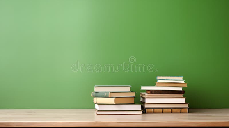 Green Board with Some Books Educational Background Ideal for ...