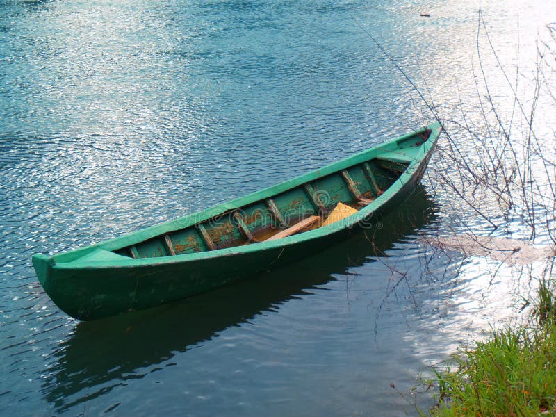 Boat in the river stock photo. Image of summer, lake - 86261090