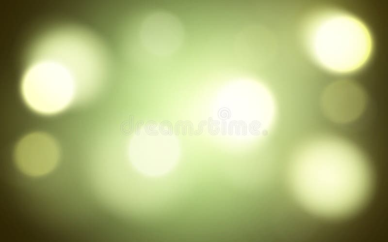 Green Bokeh Background. Soft Light Spots on Green Stock Vector ...