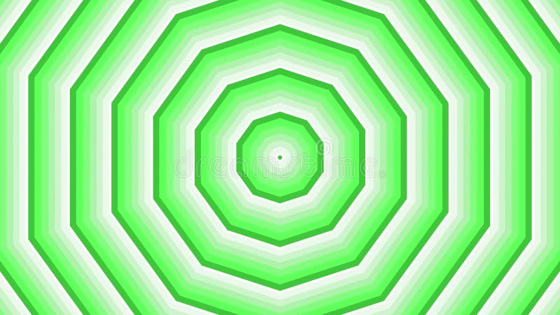 Green Bold Decagon Star Simple Flat Geometric on White Background Loop ...