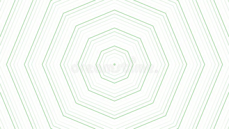 Green Bold Slim Spin Octagon Star Simple Flat Geometric on White ...