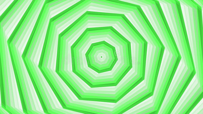 Green Octagonal Star Simple Flat Geometric on White Background Loop ...
