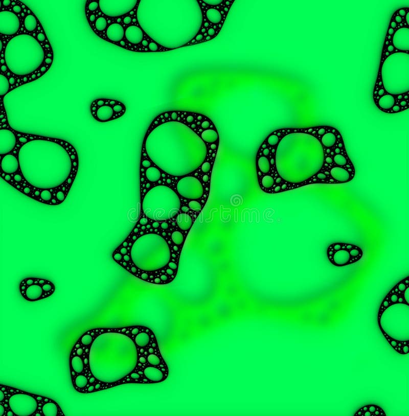 Green Bones Pattern Background Stock Illustration - Illustration of ...