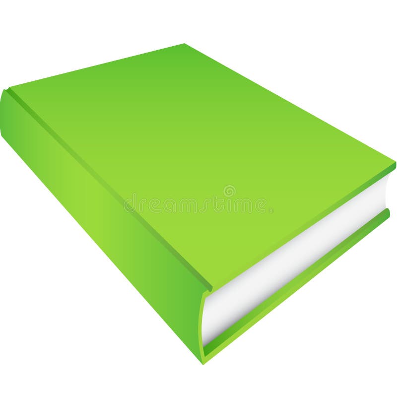 Green Book stock vector. Illustration of element, pages - 9264773