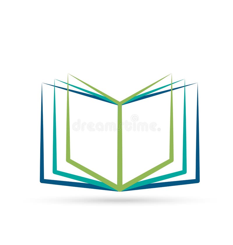 Green Book Education Reading Icon Logo Stock Vector - Illustration of ...