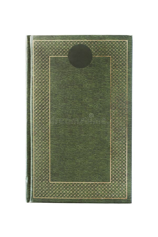 Green book isolated stock image. Image of blank, diary - 149357175