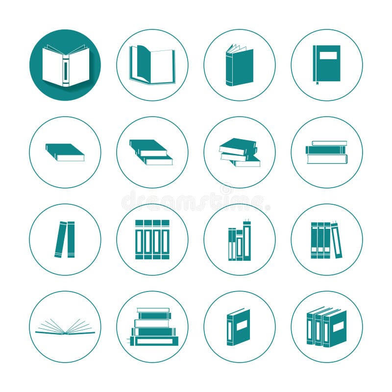 Green Book Vector Icon Set Circles Stock Illustrations – 40 Green Book ...