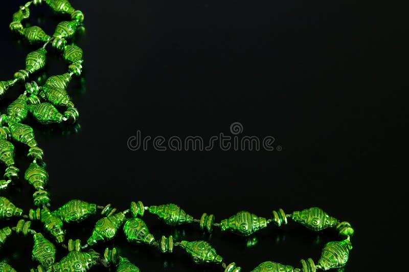 Green border stock image. Image of green, jewelry, beads - 22230213