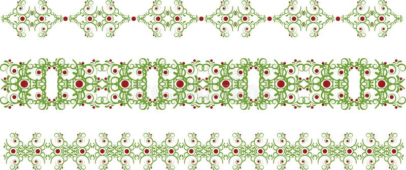 Green border stock vector. Illustration of seamless, scroll - 36128318