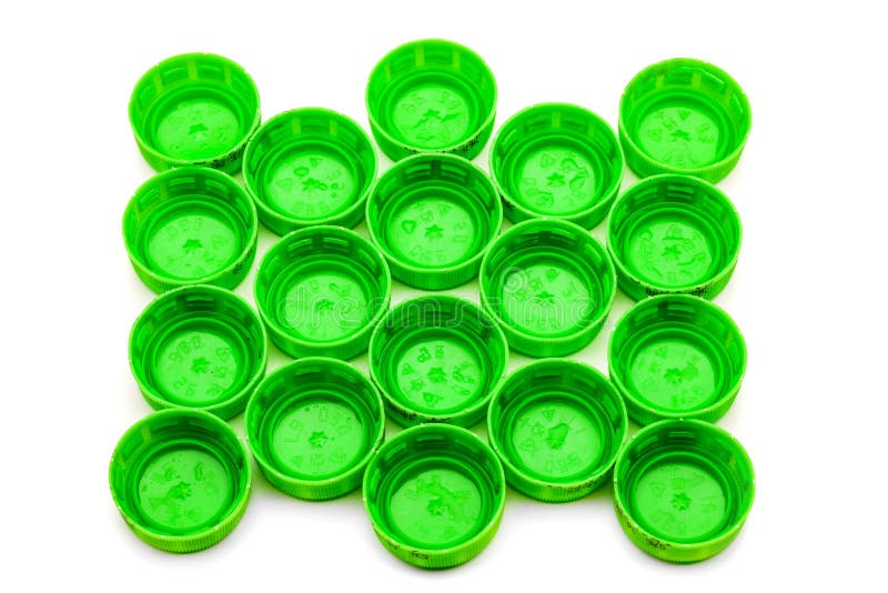 Green bottle caps stock image. Image of drink, circle - 141136561