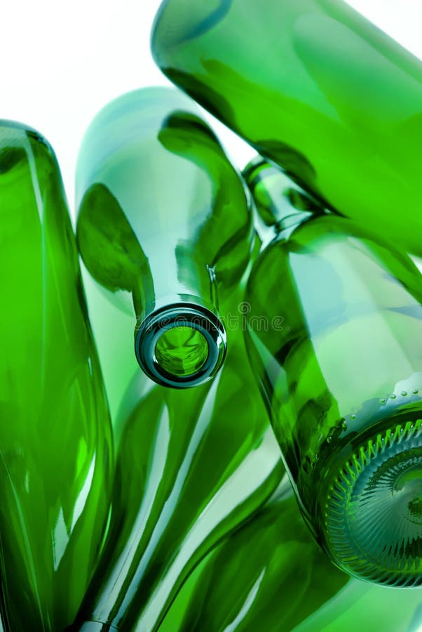 Recycle glass bottles stock image. Image of bottle, bottleneck - 19106871