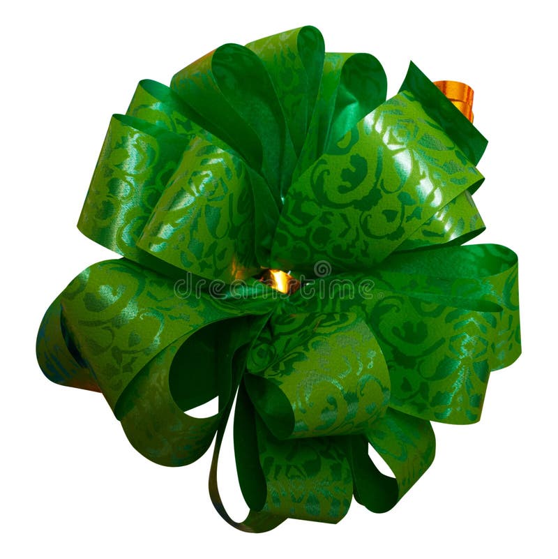 Green bow stock photo. Image of present, patrick, gift - 17573518