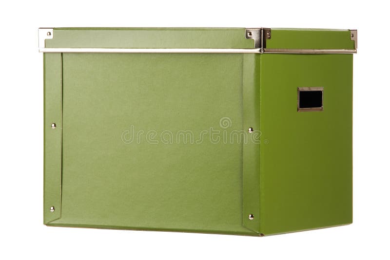 Green box stock image. Image of graphic, carton, metal - 4909587
