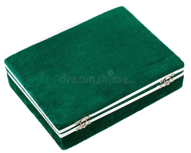 Green Box for Expensive Gifts and Decorations Stock Image - Image of ...