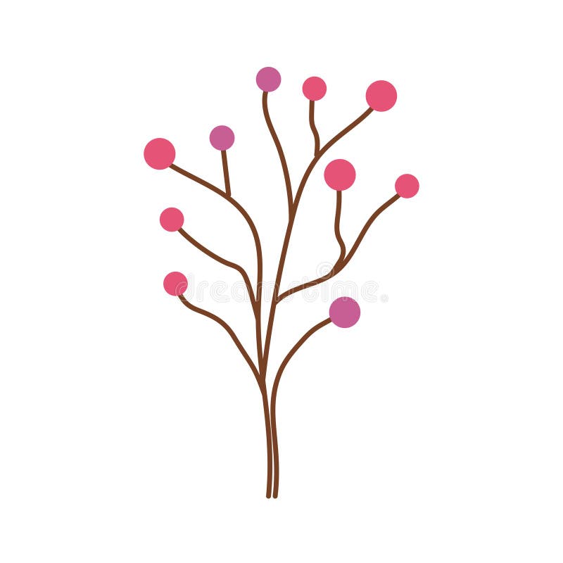 Green Branch Leaf Element Decorative Stock Illustration - Illustration ...