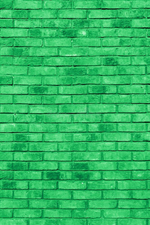 Green Brick Building Wall. Interior of a Modern Loft Stock Photo ...