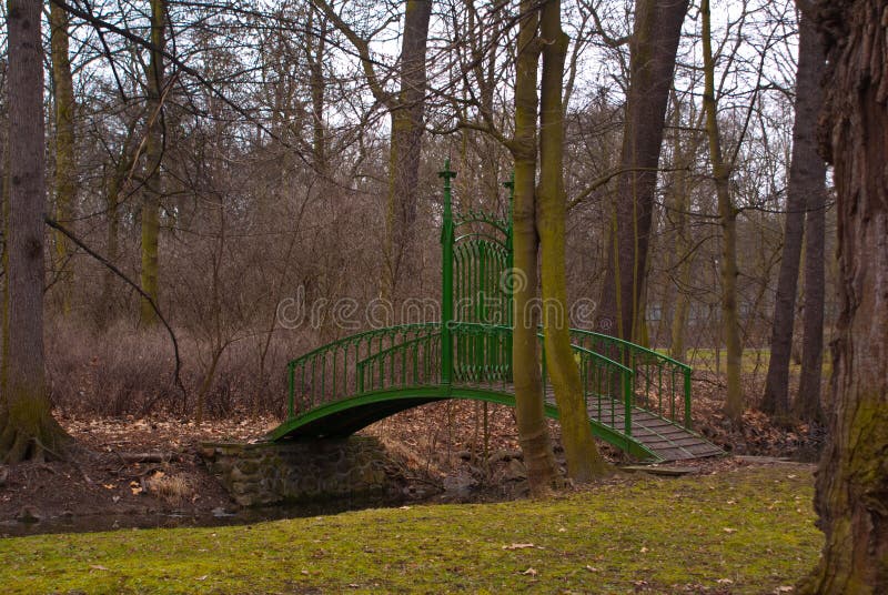 Green bridge stock photo. Image of hidden, green, bridge - 87310094
