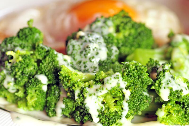 Green broccoli stock image. Image of portion, lunch, food - 4905425