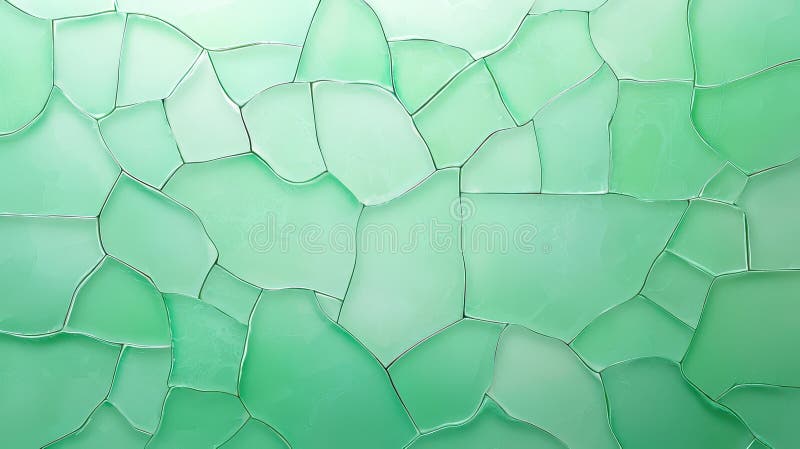 Green Broken Glass Wallpaper, Captivating Texture, Light, and Shadow ...