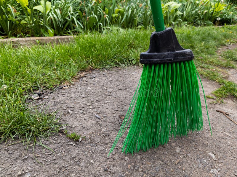 Green Broom Sitting Ground Garden Stock Photos - Free & Royalty-Free ...
