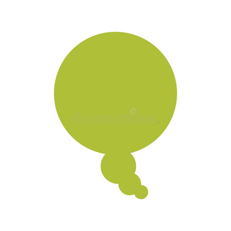 Green Bubble Dialog Box Design Stock Illustration - Illustration of ...